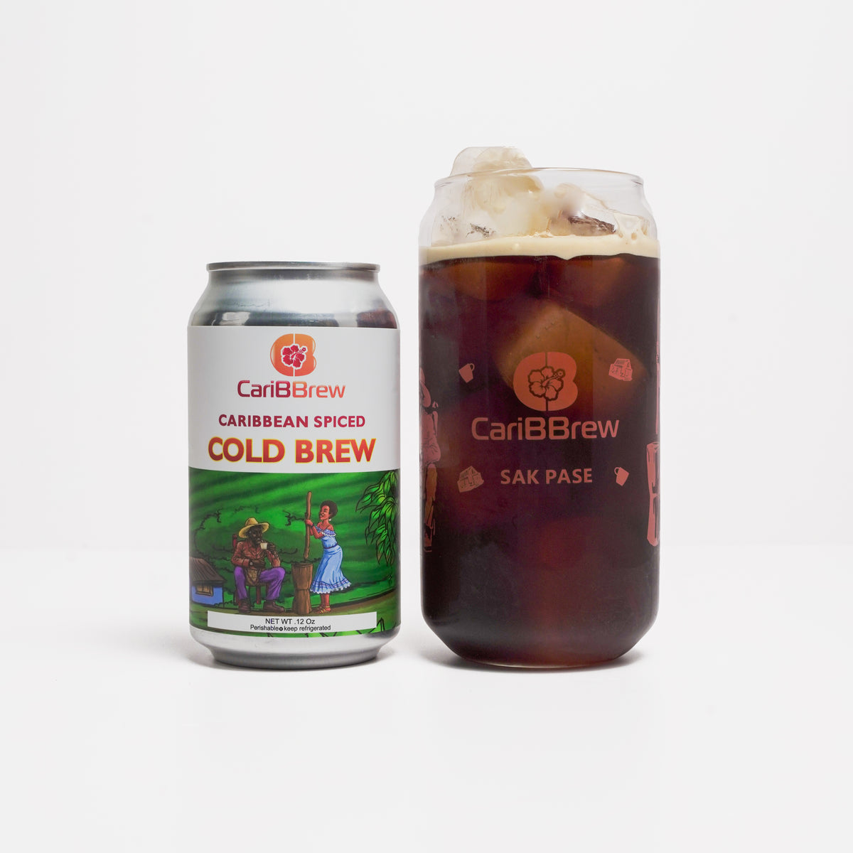 Clear Cold Brew Mug | Caribbrew