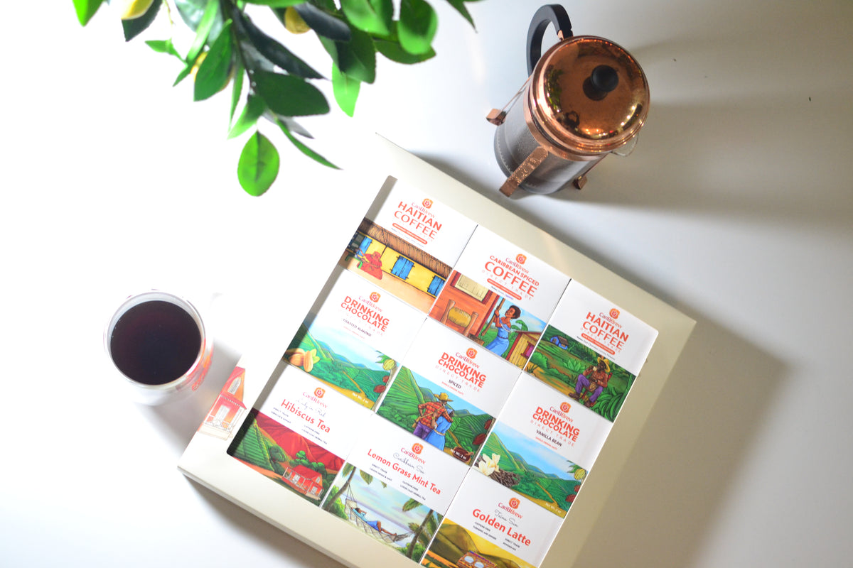 Caribbrew Gift Box: Coffee, Chocolate, and Tea | Caribbrew