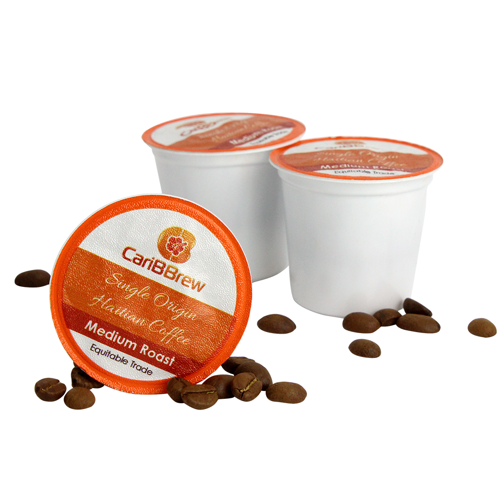 Haitian Coffee KCUP - Medium-Dark Roast - Single Serve | Caribbrew